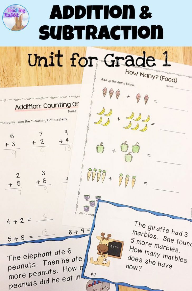 Addition & Subtraction Unit (Grade 1) | Ontario Curriculum - Lesson ...