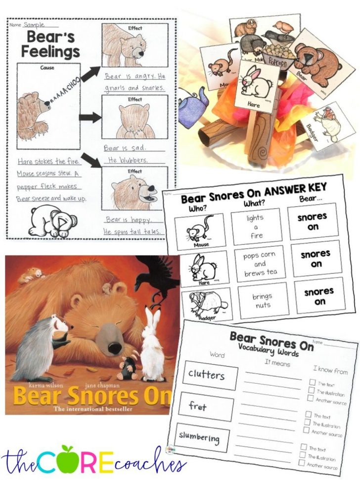 Bear Snores On | Read Aloud, Interactive Read Aloud, Lesson - Lesson ...