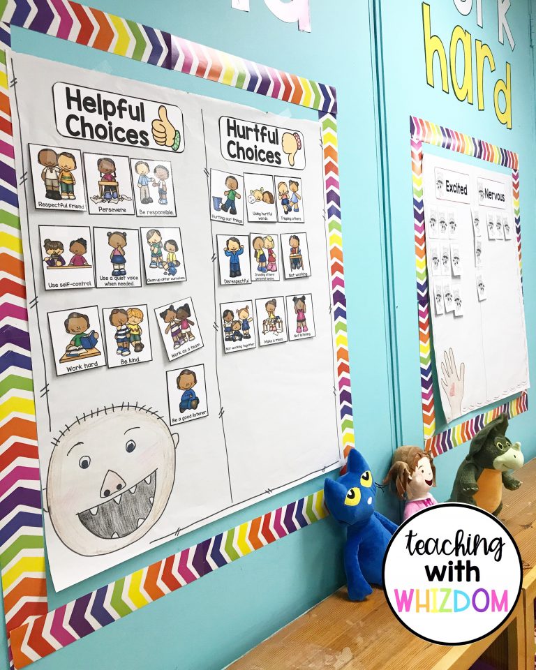 Behavior Sorting Activity Paired With David Goes To School | Lesson ...