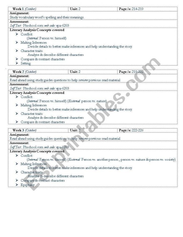 English Worksheets: The Most Dangerous Game Lesson Plan - Lesson Plans Learning