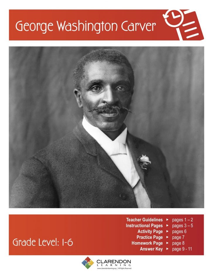 George Washington Carver Lesson Plans For 1st Grade - Lesson Plans Learning