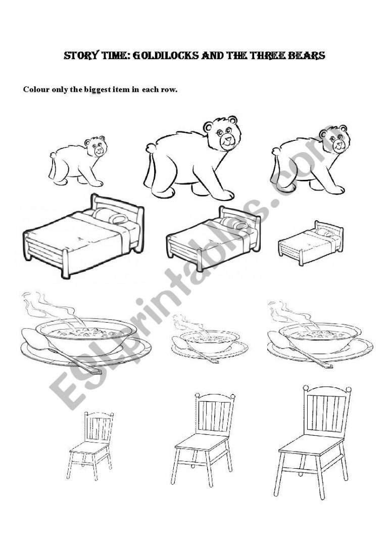 Goldilocks And The Three Bears Lesson Plans For Kindergarten - Lesson ...