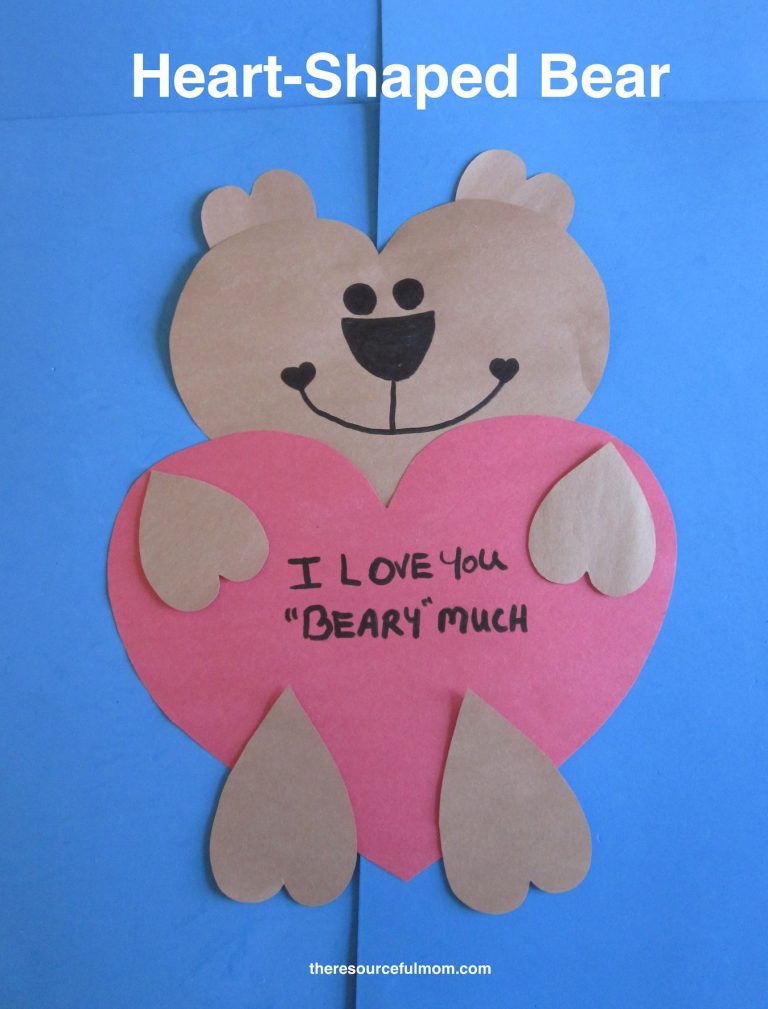 Heart Shaped Bear For Valentine s Day Lesson Plans Learning Heart Shaped Bear For Valentine s Day Lesson Plans Learning