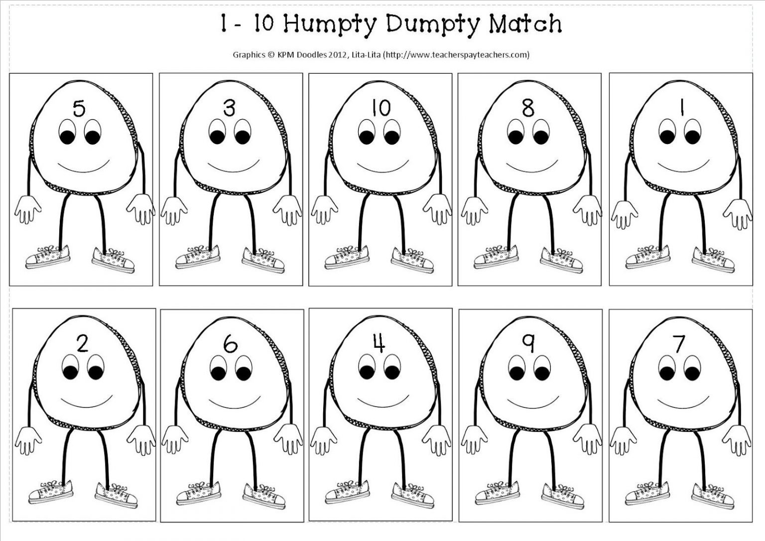 Humpty Dumpty Maths | Nursery Rhymes Activities, Rhyming - Lesson Plans ...