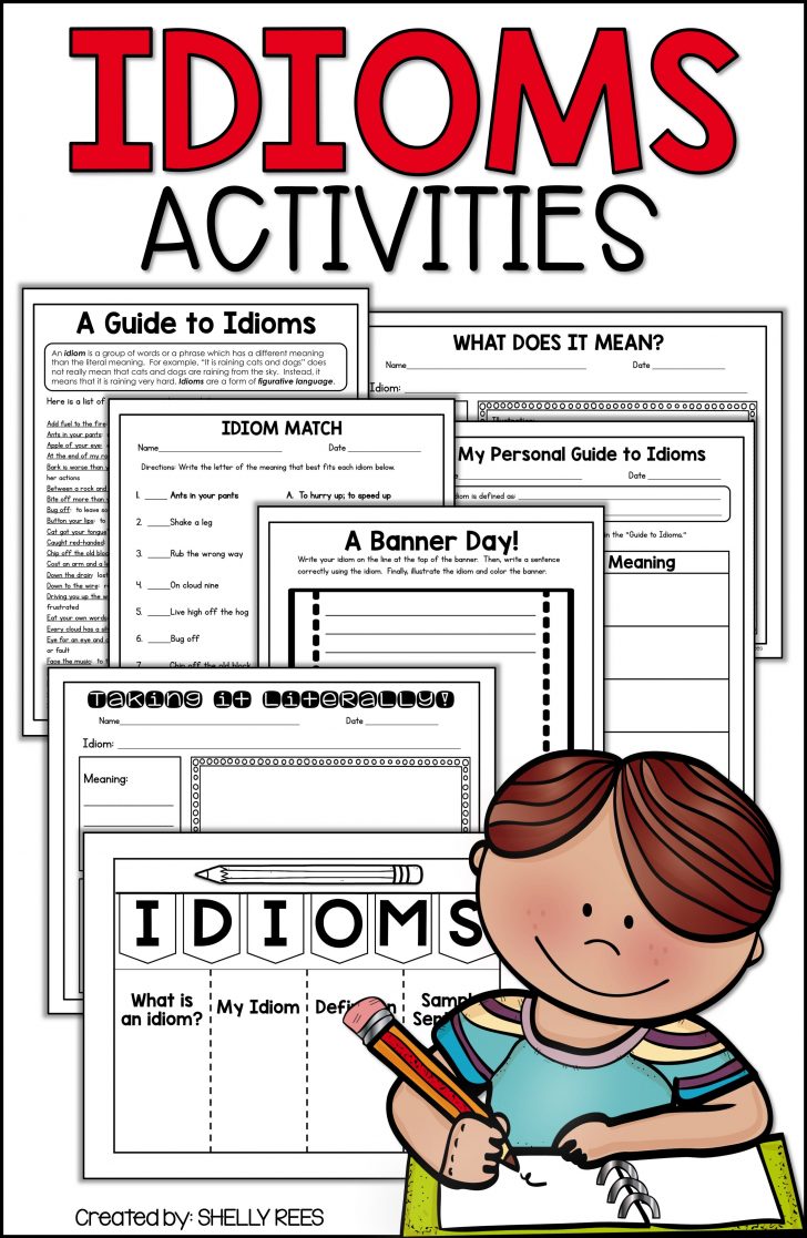 Idioms Worksheets And Activities | Idioms Activities, Idioms - Lesson ...