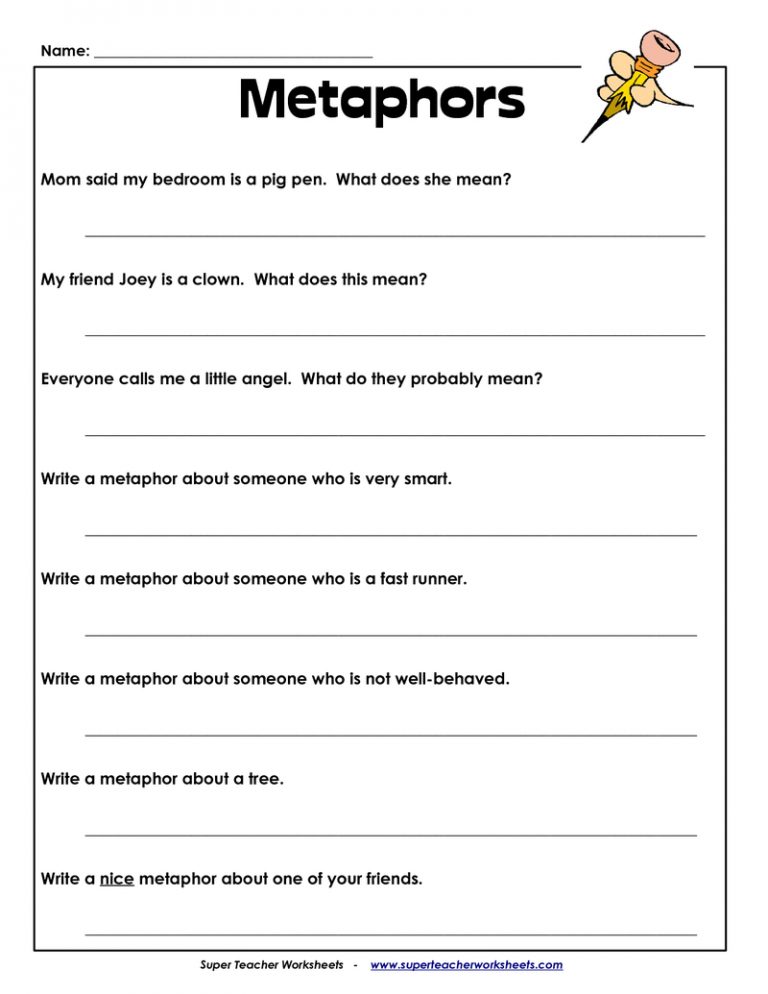 Page 2 - Metaphor Assessment | Similes And Metaphors - Lesson Plans ...
