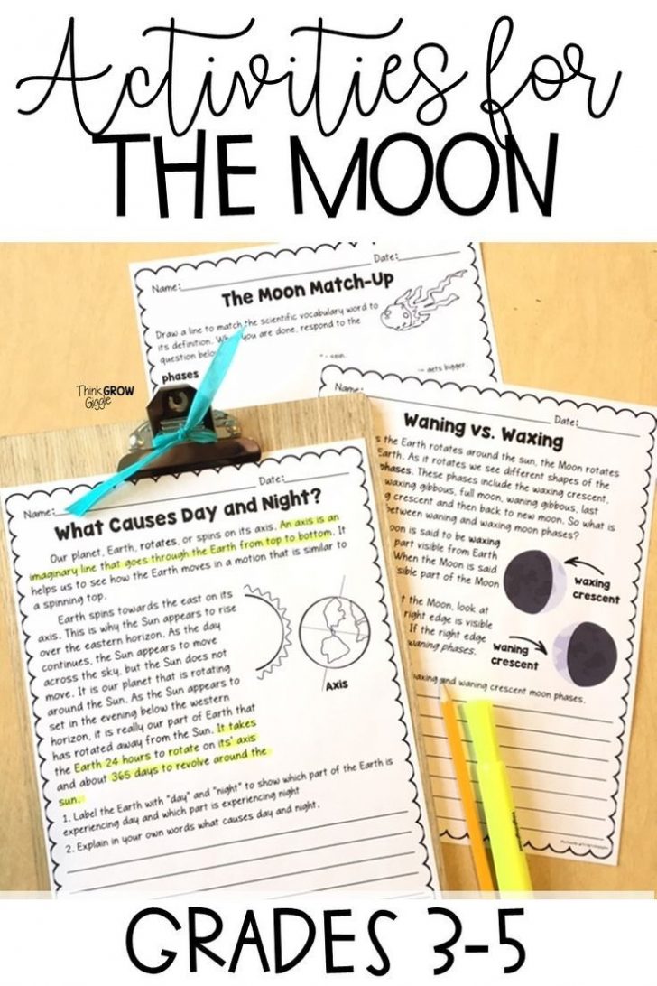 Moon Lesson Plans For Elementary - Lesson Plans Learning