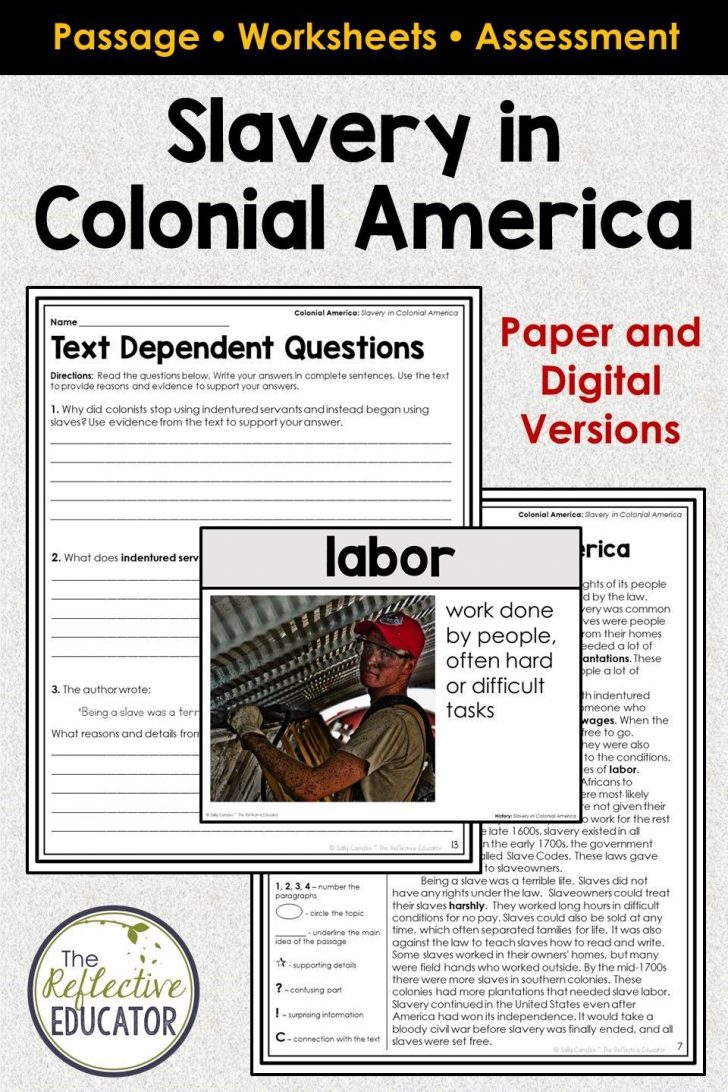 Slavery In Colonial America | Social Studies | Social - Lesson Plans ...