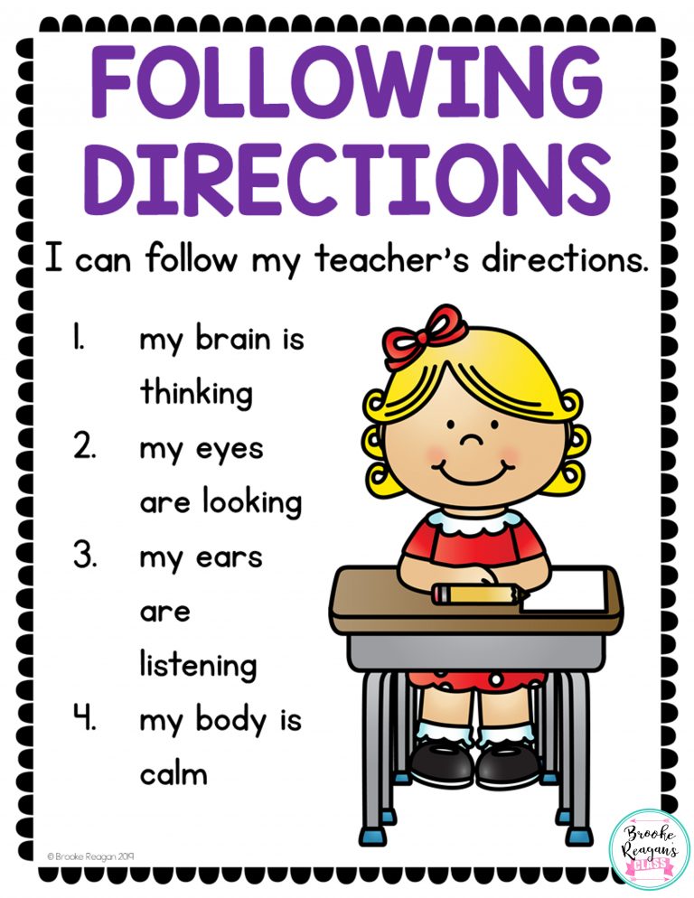 Social Skills Lesson: Following Directions | Social Skills - Lesson ...