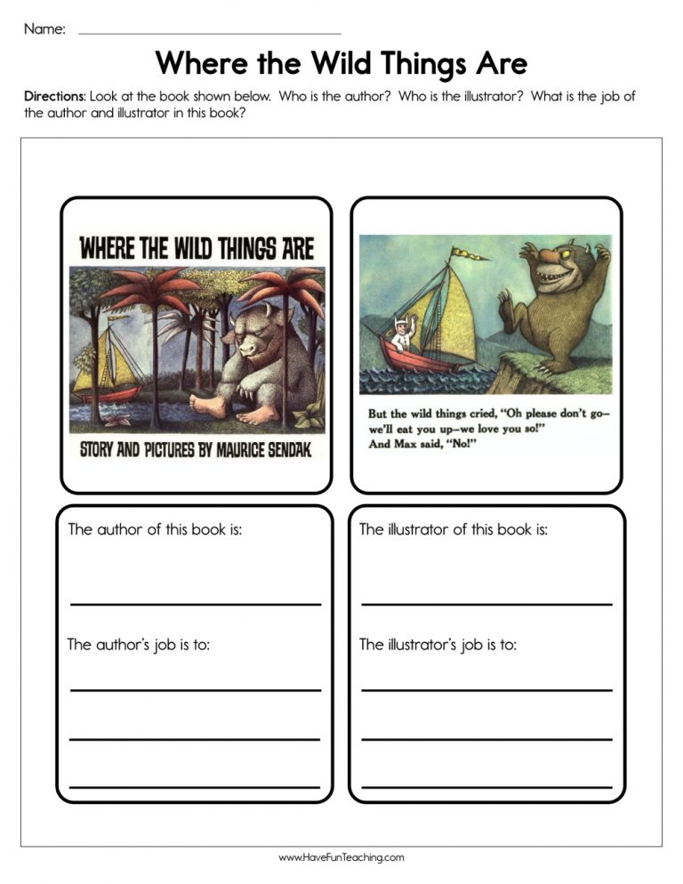 Where The Wild Things Are Lesson Plans Preschool - Lesson Plans Learning