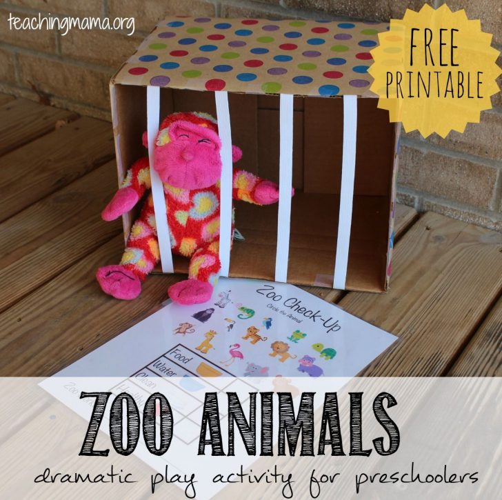 Zoo Animals - Dramatic Play Activity | Dramatic Play - Lesson Plans ...